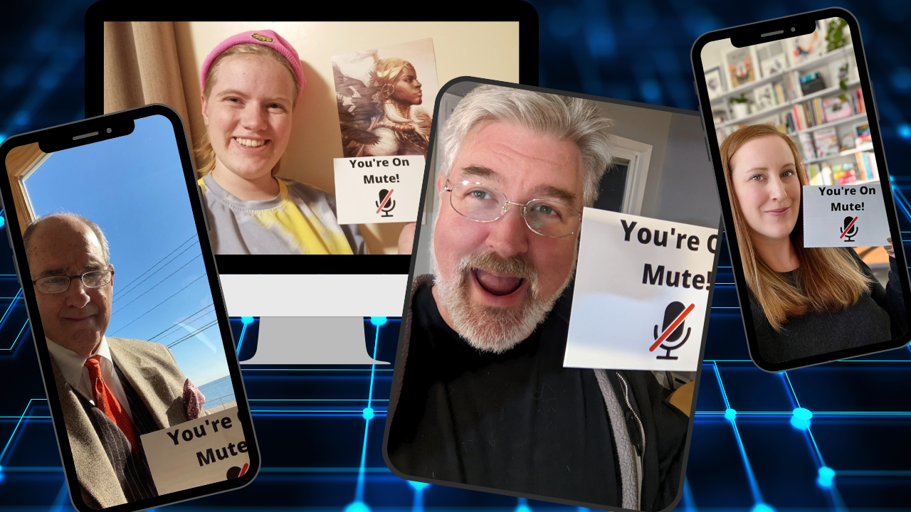 Youre On Mute Card - Janine Bolon